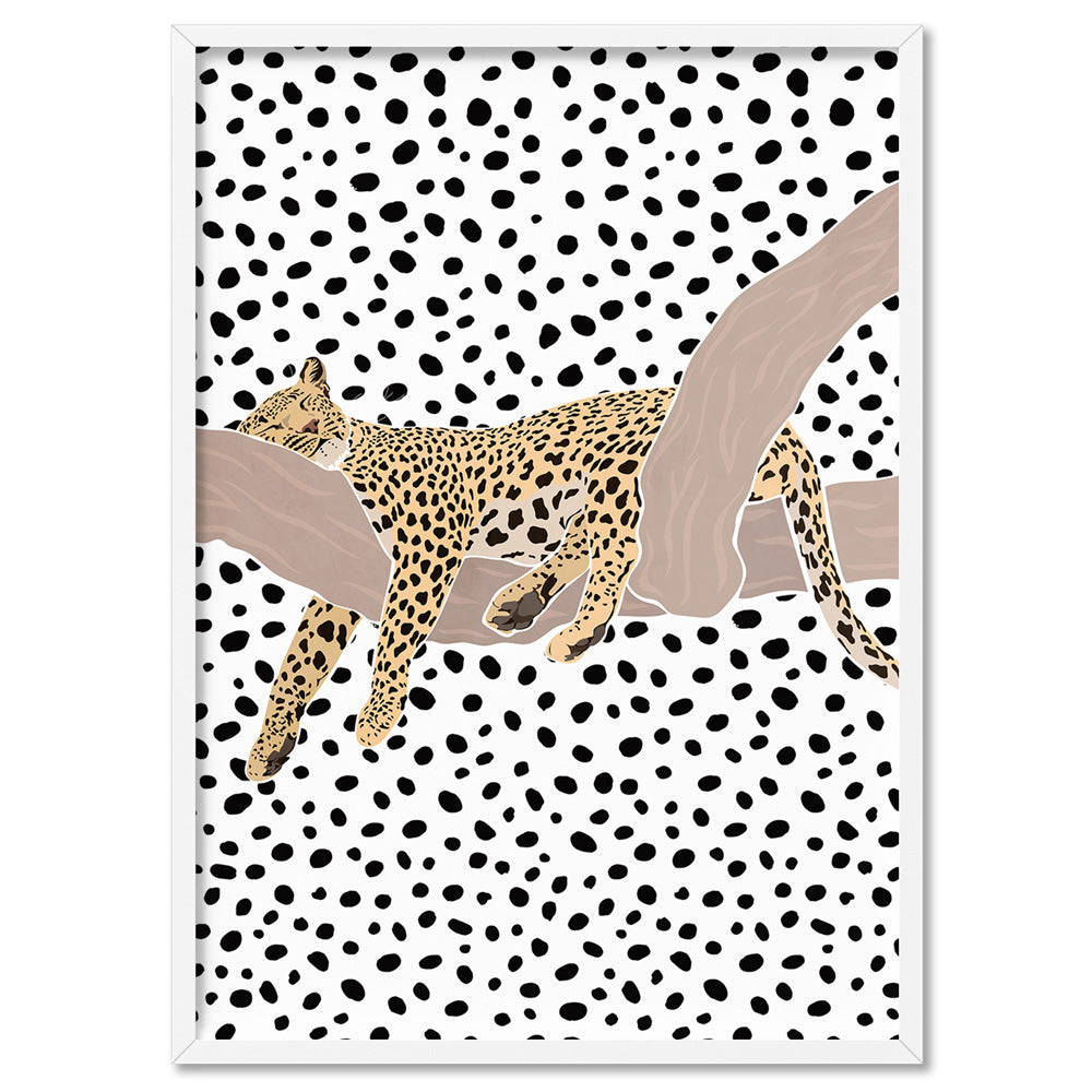 Spotty Cheetah Children's Kids Room Wall Art Poster Print – Print and ...